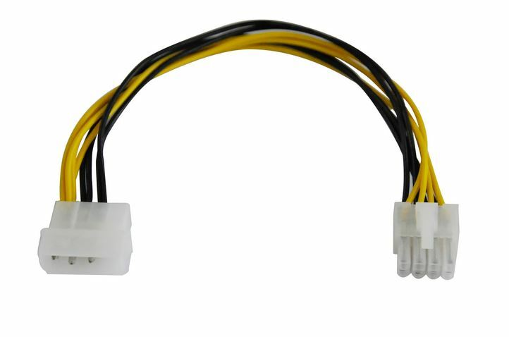 Astrotek EPS 12V Adapter 4pin Molex to 8pin P4 Mainboard Plug 20cm AT ...
