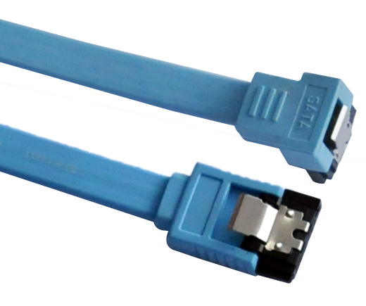 Astrotek SATA3 Male to Male SATA Data Cable - 50cm - Blue AT-SATA3-90D
