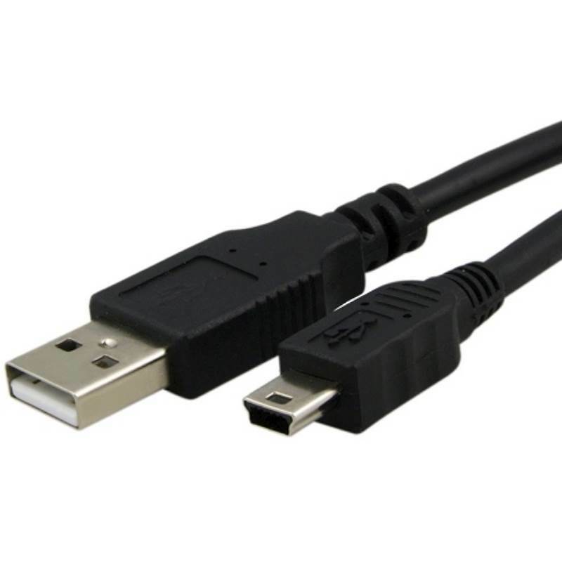 Astrotek Type A Male to Mini B Male USB 2.0 Cable 1m - Black AT-USB-A ...
