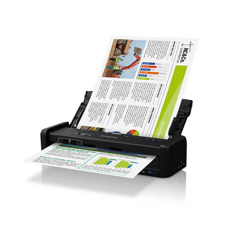 Epson WorkForce DS-360W Wireless Sheet Feed Colour Document Scanner ...