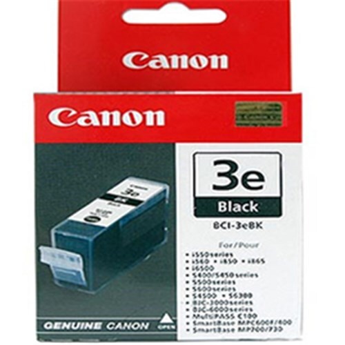 Canon BLK INK; BJC3000/6000/S400 /4500/450 BCI3EBK