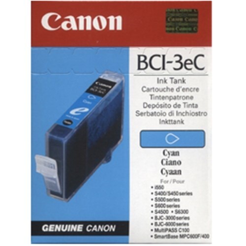 Canon CYAN INK;BJC3000/6000/S400/4500 BCI3EC