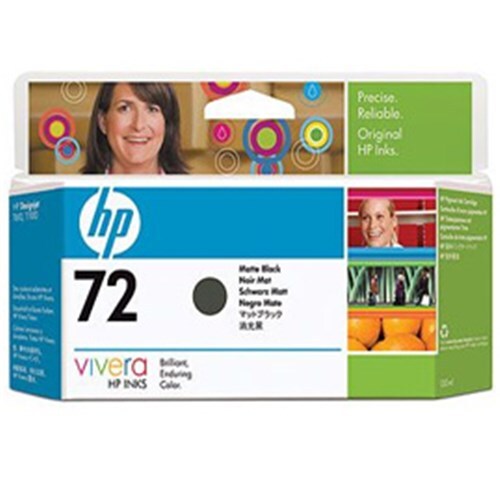 Hewlett Packard 72 MATTE BLACK INK C9403A CARTRIDGE 130 ML FOR ...