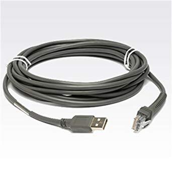 Zebra CABLE - SHIELDED USB: SERIES A CONNECTOR 7FT. 2M STRAIGHT BC 1.2 ...