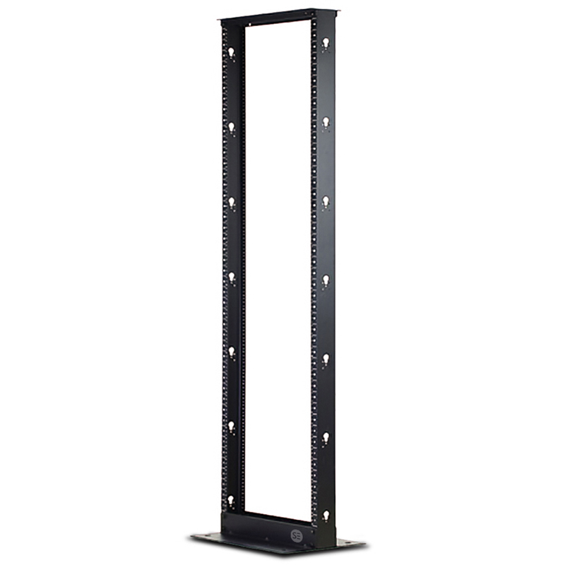 SERVEREDGE 42RU Open Frame 2 Post Rack with Base plate | DeviceDeal