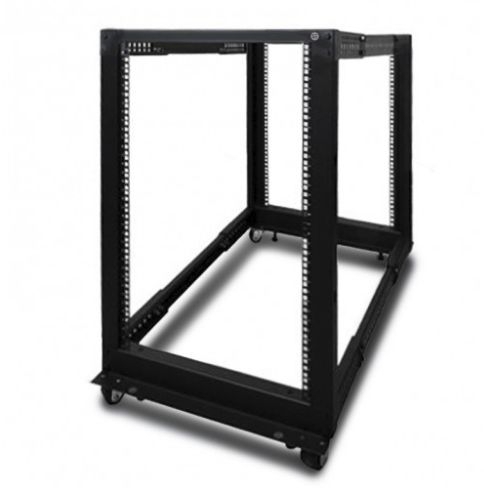 SERVEREDGE 18RU fully assembled 4 post Adjustable Server rack With ...