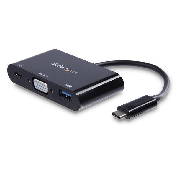 StarTech USB-C VGA Multiport Adapter - USB 3.0 Port - 60W PD CDP2VGAUACP StarTech USB-C VGA Multiport Adapter - USB 3.0 Port - 60W PD CDP2VGAUACP