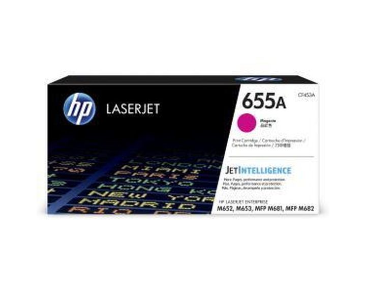 HP 655A Magenta LaserJet Toner Cartridge CF453A
