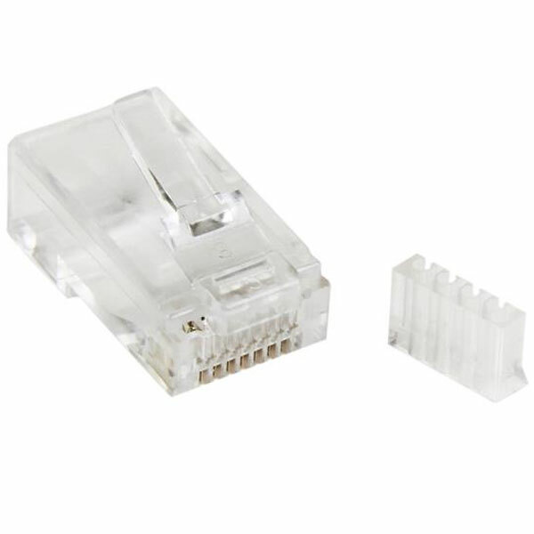 StarTech Cat6 RJ45 Solid Wire Modular Connector Plug (M) - 50 Pack ...
