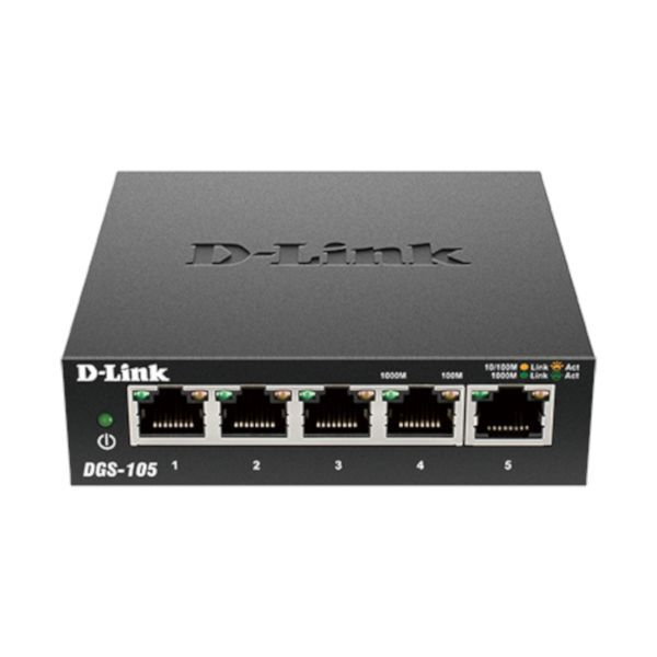 D-LINK DGS-105 5-Port Gigabit Desktop Switch | DeviceDeal Australia