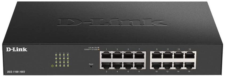 D-LINK DGS-1100-16 Gigabit Switch 1U Rackmountable | DeviceDeal Australia