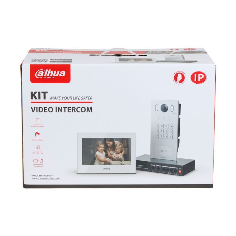 Dahua IP Villa Intercom KIT with Keypad - Surface mount - DHI-KTP05S-S2 ...