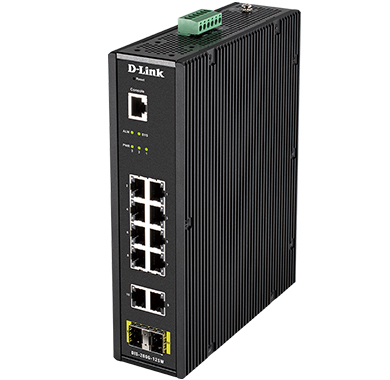 D-LINK DIS-200G-12SW 12-Port Gigabit Industrial Smart Managed Switch