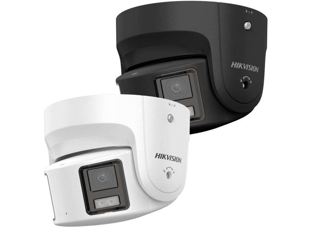 HIKVISION COLORVU 2CD2387G2P-LSU-SL 8MP DUAL LENS STROBE AUDIO TURRET ...