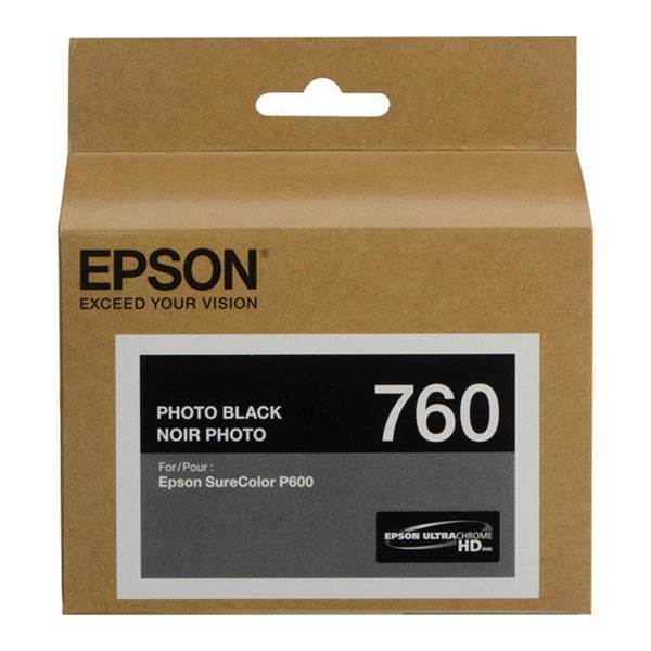 Epson 760 UltraChrome HD Photo Black Ink Cartridge C13T760100