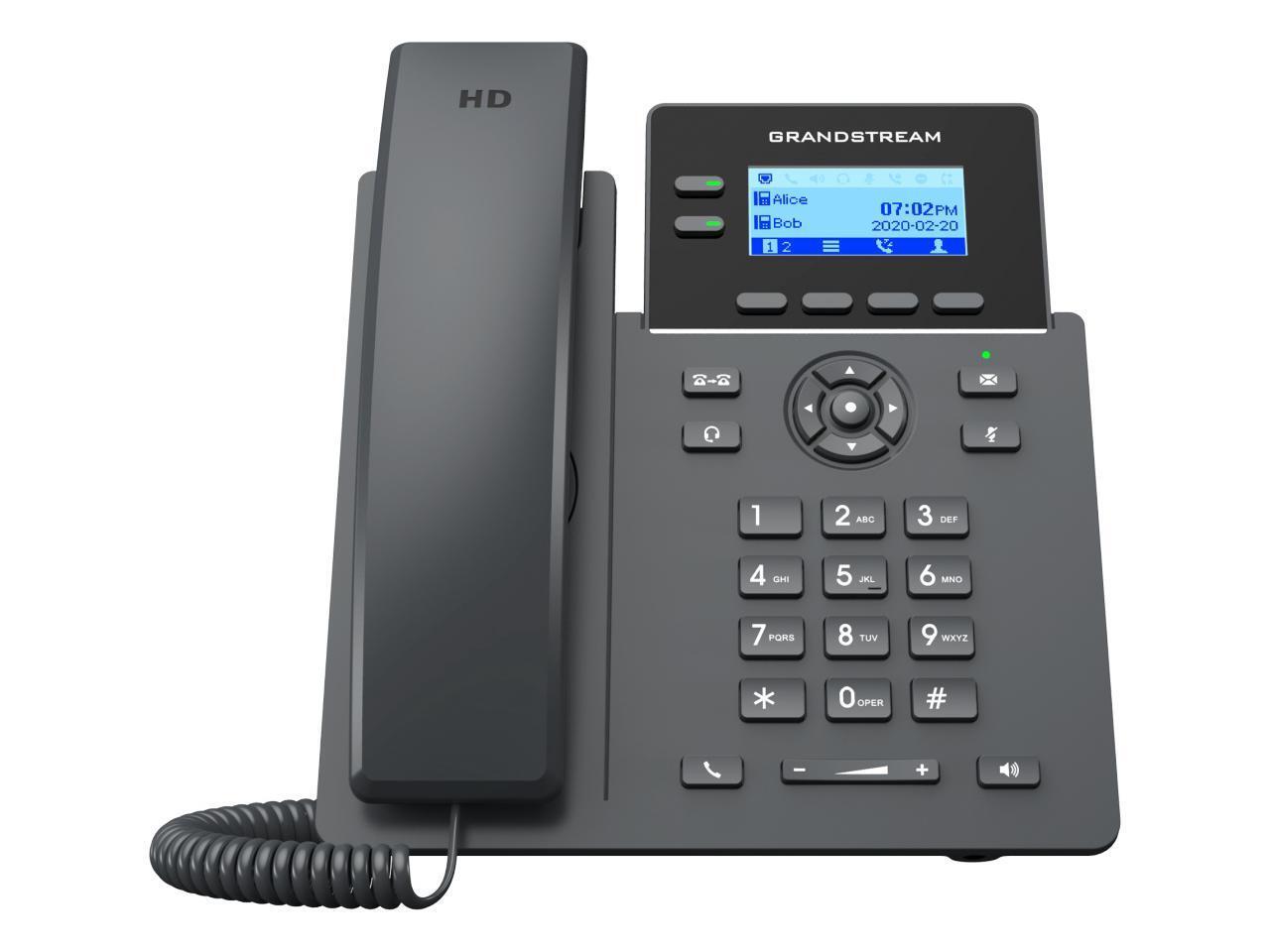 Grandstream GRP2602P PoE 2-Line 4-SIP Carrier Grade IP Phone | DeviceDeal