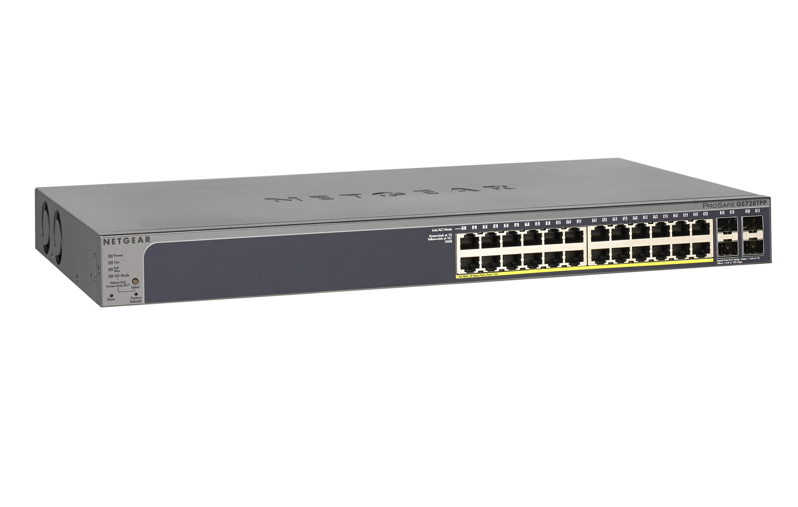NETGEAR® 24-Port 380W Gigabit PoE+ Ethernet Smart Managed Pro Switch ...
