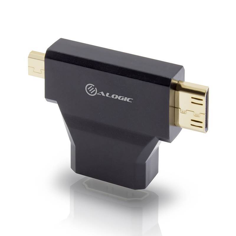 Alogic Micro & Mini HDMI to HDMI Adapter (M/F) HDSPLR