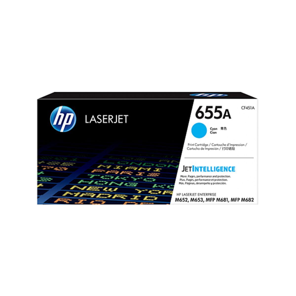 HP #655A Cyan TONER CF451A | DviceDeal
