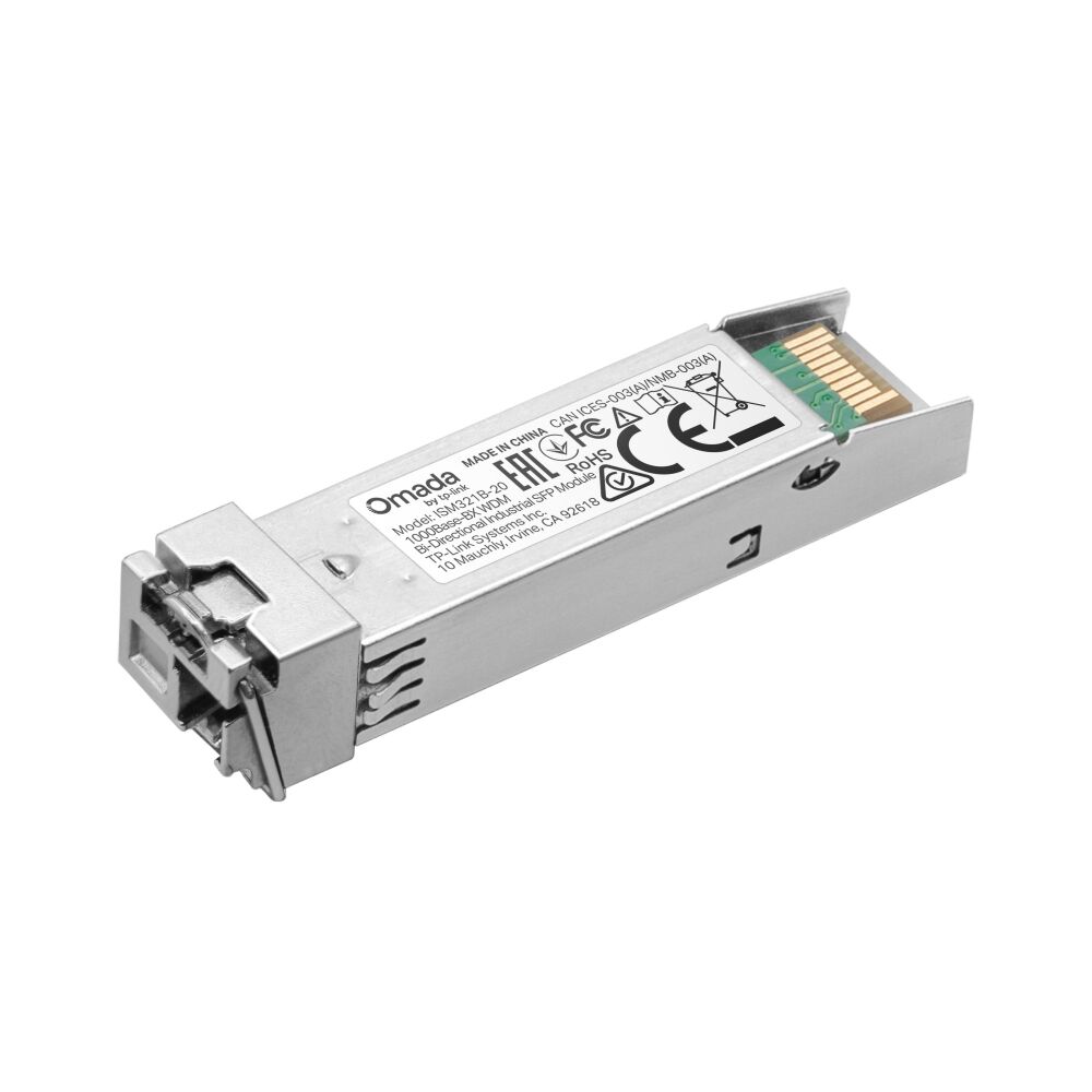 TP-LINK ISM321B-20 1000Base-BX WDM Bi-Directional Industrial SFP Module ...