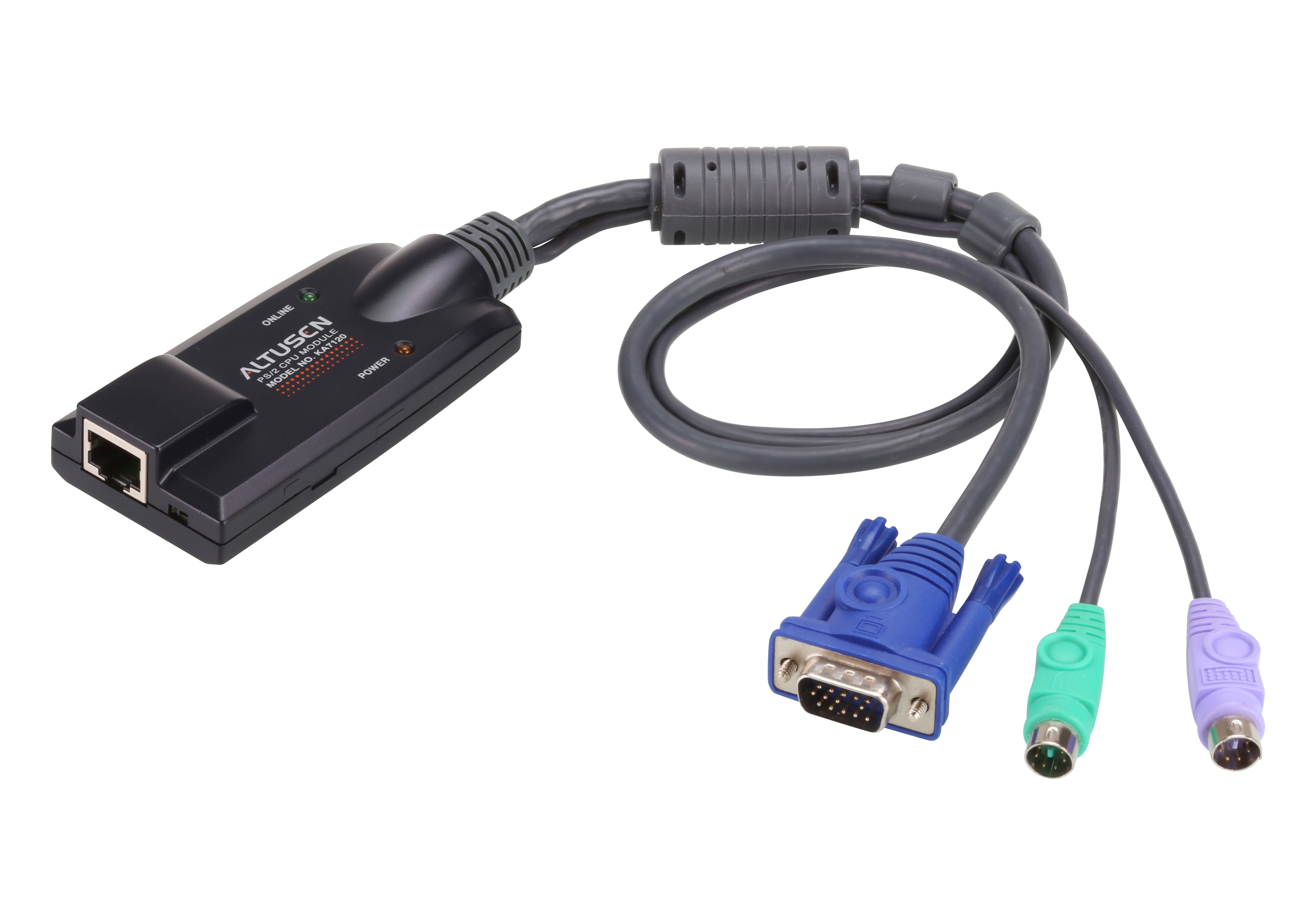 ATEN KA7120-AX PS/2 VGA KVM Adapter with Composite Video Support ...