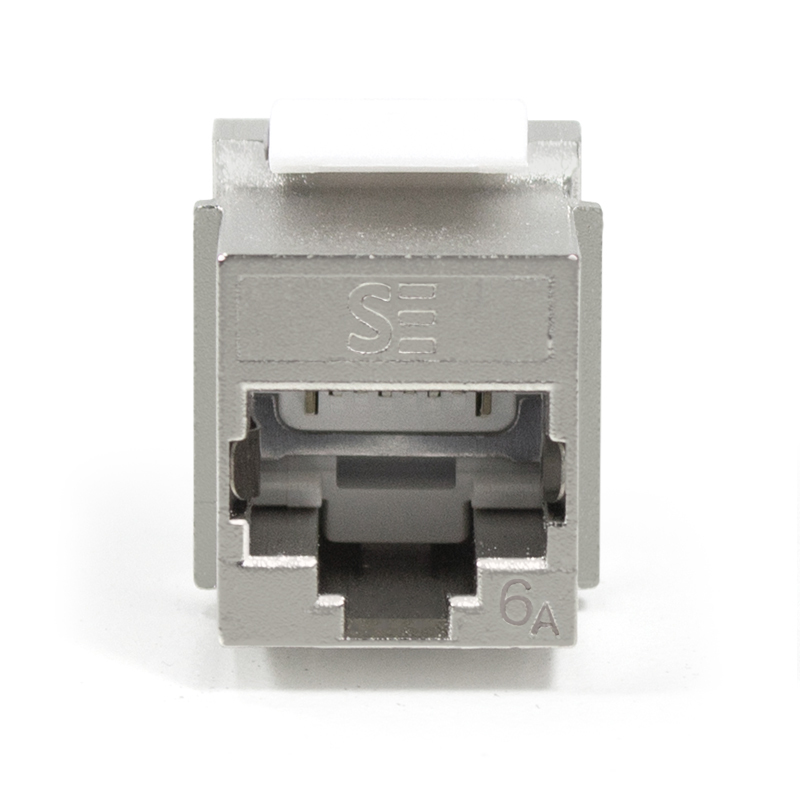 SERVEREDGE Universal Cat6A STP RJ45 Modular Keystone Jack - QUICK TOOL ...