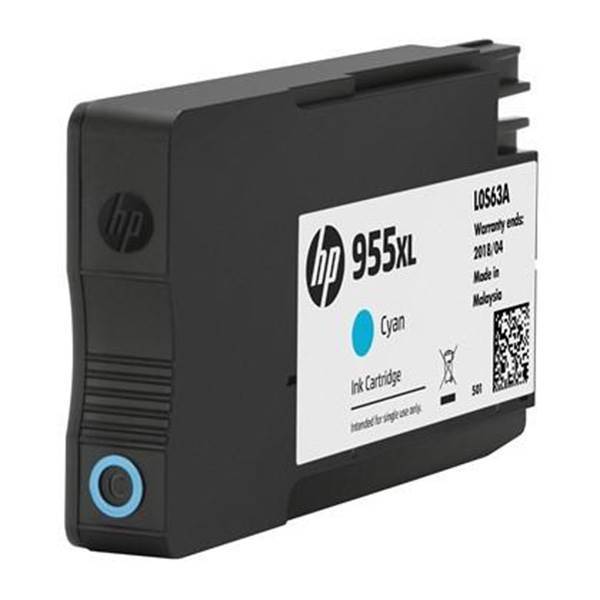 HP 955XL Original Ink Cartridge - Cyan (L0S63AA) L0S63AA