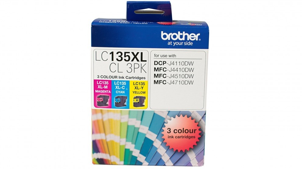 Brother LC-135 XL Colour Ink 3 Pack