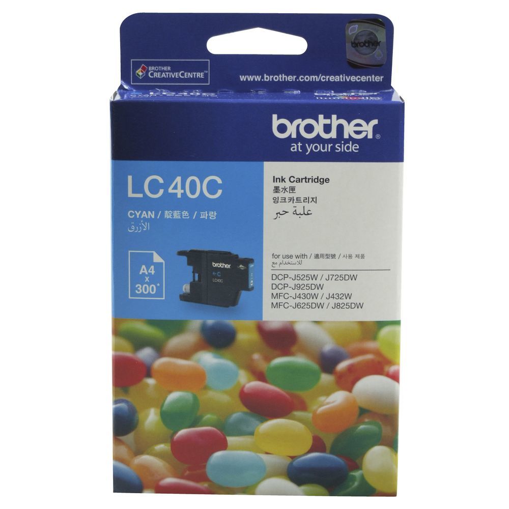 Compare Brother LC-40 Colour Ink Cartridge Value 3 Pack