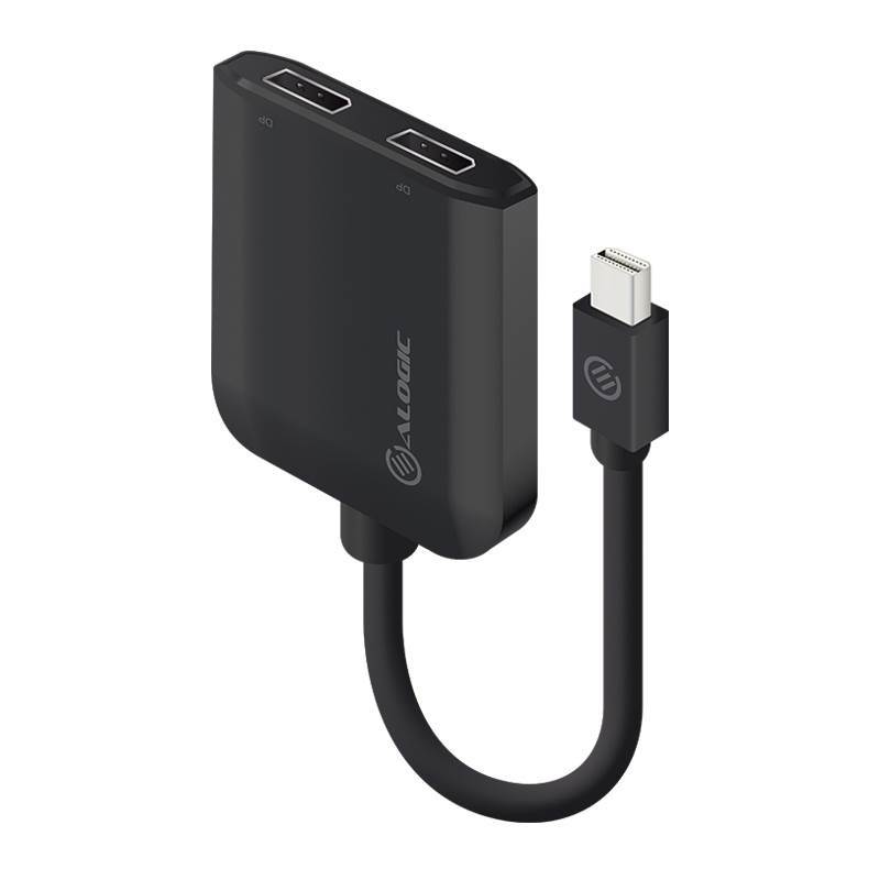 Alogic Mini DisplayPort to Dual DisplayPort 1.2 Adapter - 4K - 30 Hz ...