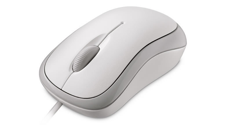 Microsoft L2 Basic White Optical Mouse P58-00066