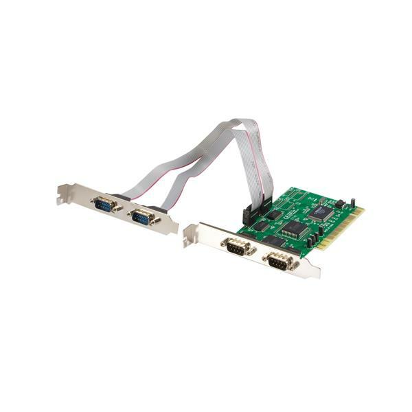 StarTech 4 Port PCI Serial Adapter Card PCI4S550N