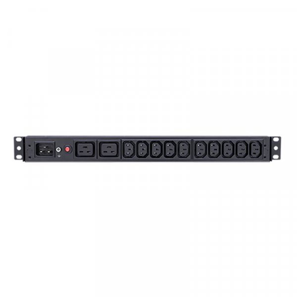 CyberPower-1U Basic PDU (PDU20BHVIEC12Ra) 16Amp input/output - 12x IEC ...