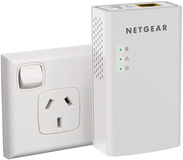 NETGEAR PL1000 1 Port Gigabit Ethernet Powerline Kit