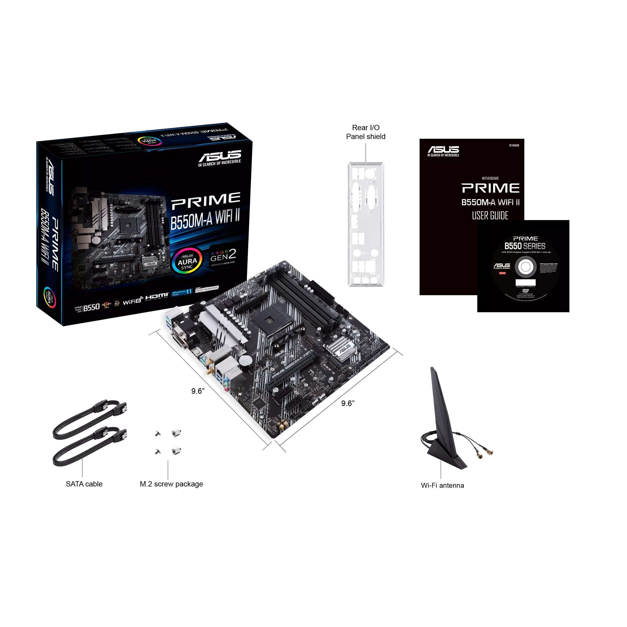 ASUS PRIME B550M-A WIFI AM4 Micro-ATX Motherboard |DeviceDeal