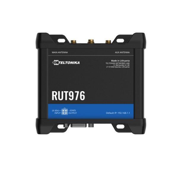 Teltonika RUT976 Redcap 5G Router, Dual-SIM, WAN Failover with 4x ...