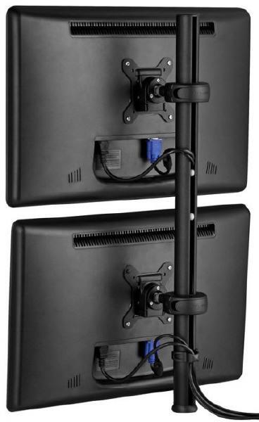 Atdec Spacedec Display Donut Pole 750mm Black - Double monitor or POS ...