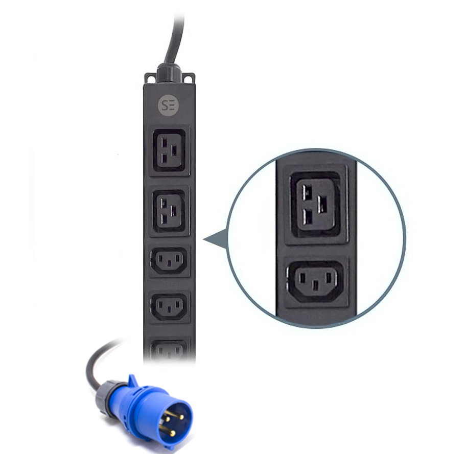 SERVEREDGE Basic 12 Port IEC PDU (10) IEC C13 Output (2) IEC C19 Output | DeviceDeal