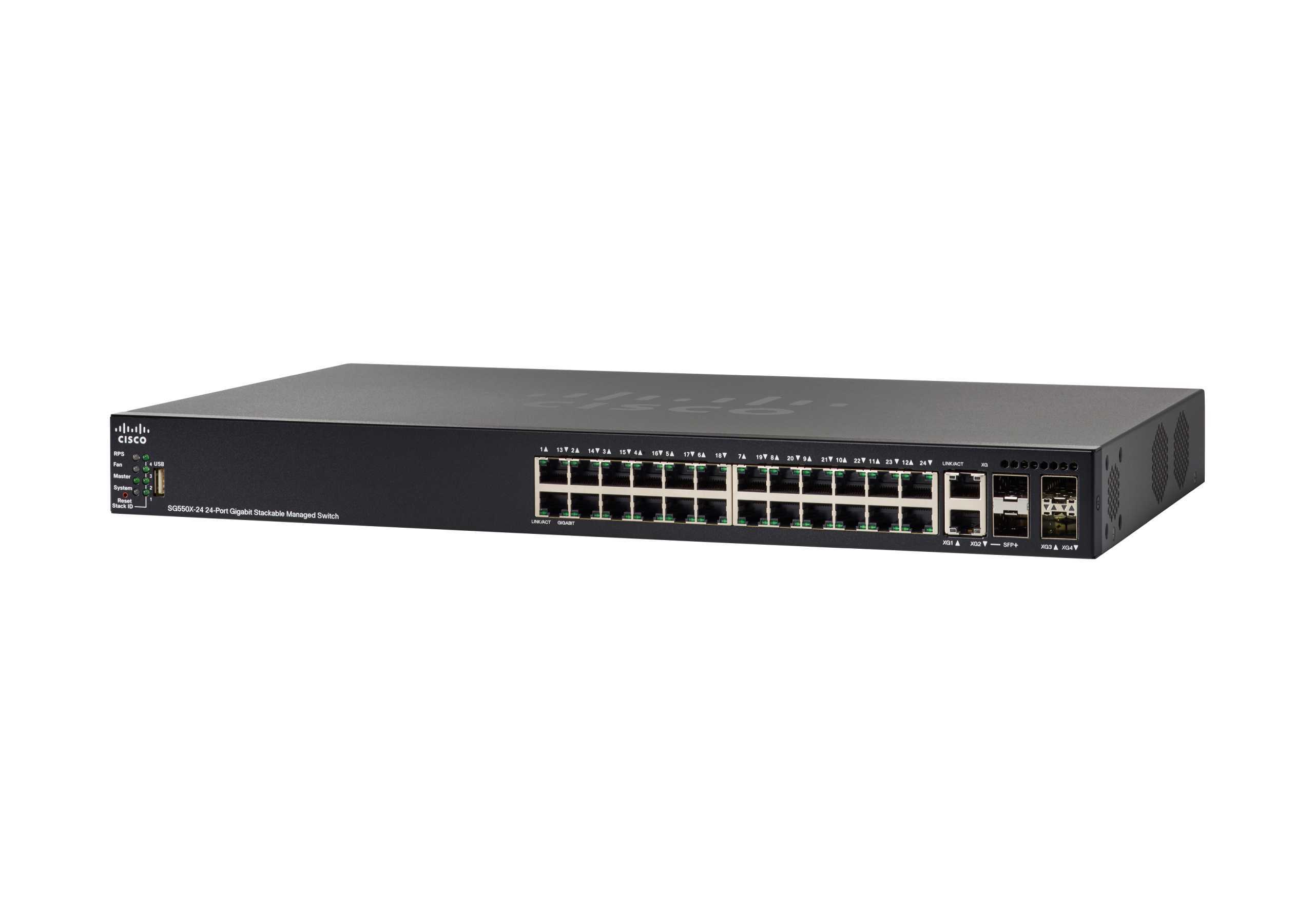 CISCO (SG550X-24-K9-AU) CISCO SG550X-24 24-PORT GIGABIT STACKABLE ...