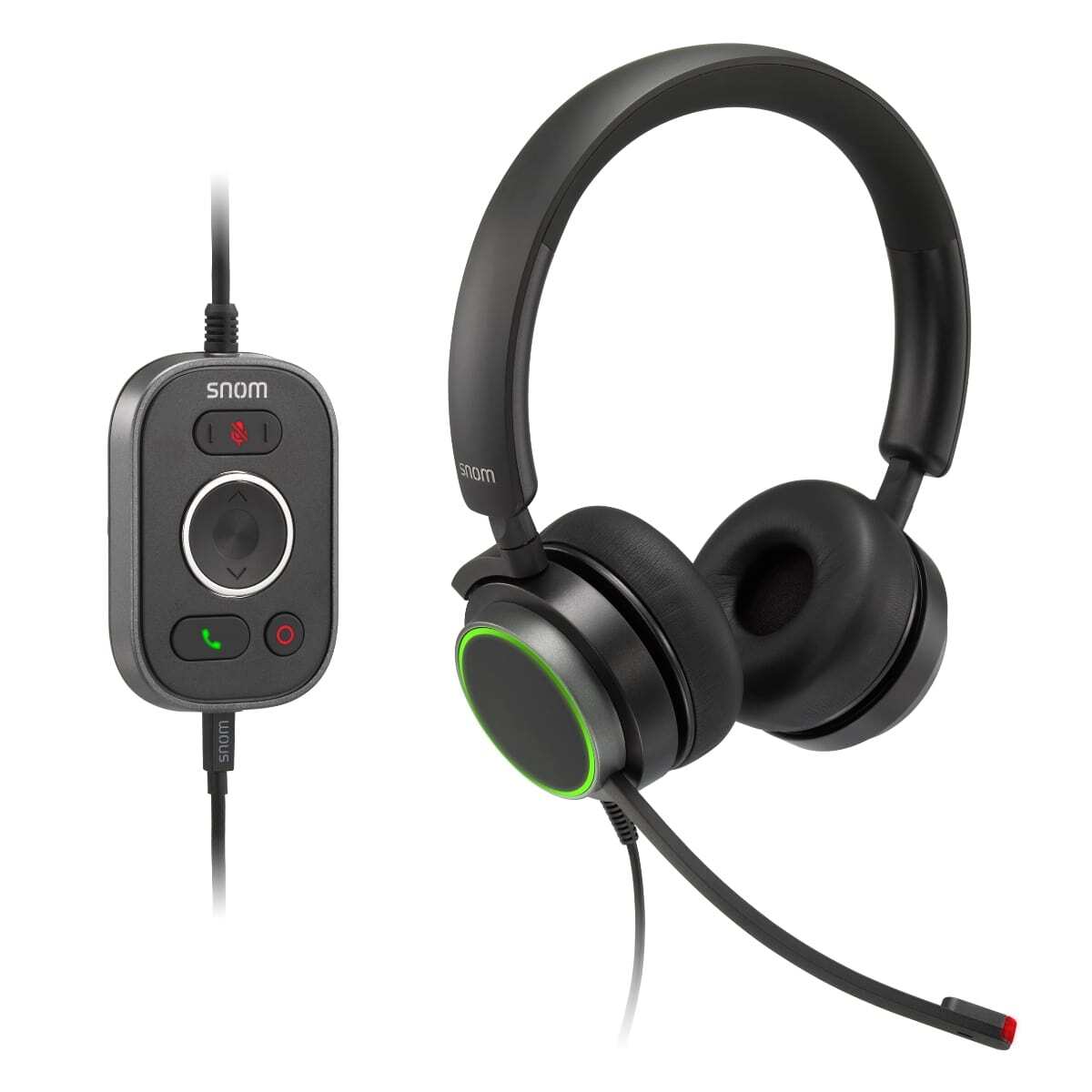 SNOM A330M Over-Ear USB-A Mono Headset, Passive Noise Cancellation ...