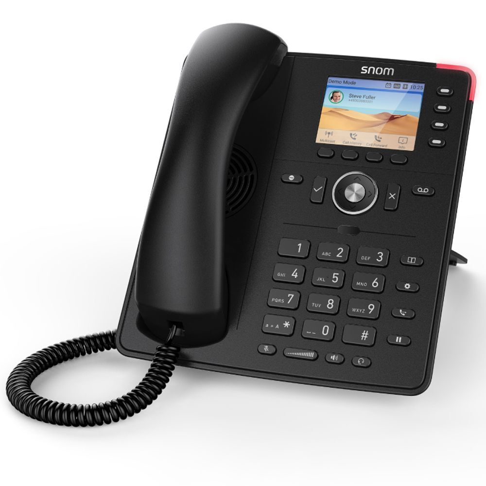 SNOM D713 IP Desk Phone, HD Audio, PoE, TFT Liquid Crystal Display (LCD ...