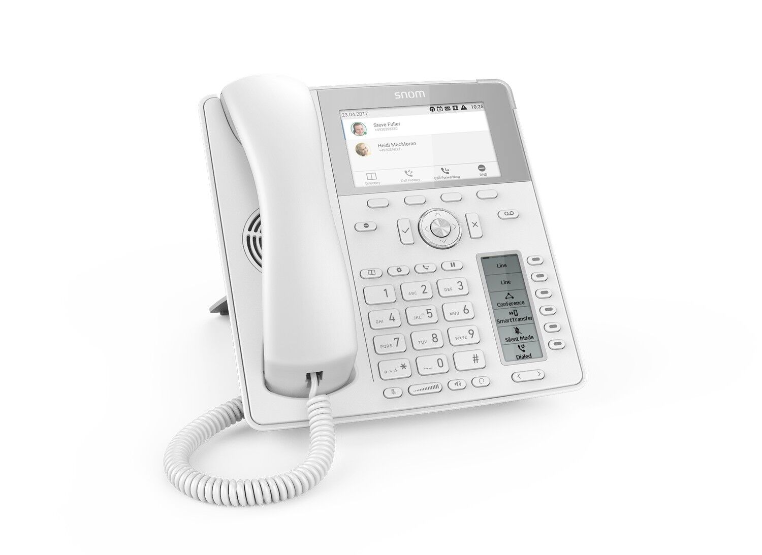 Snom D785 White High-resolution 4.3 Zoll TFT colour display IP Phone ...