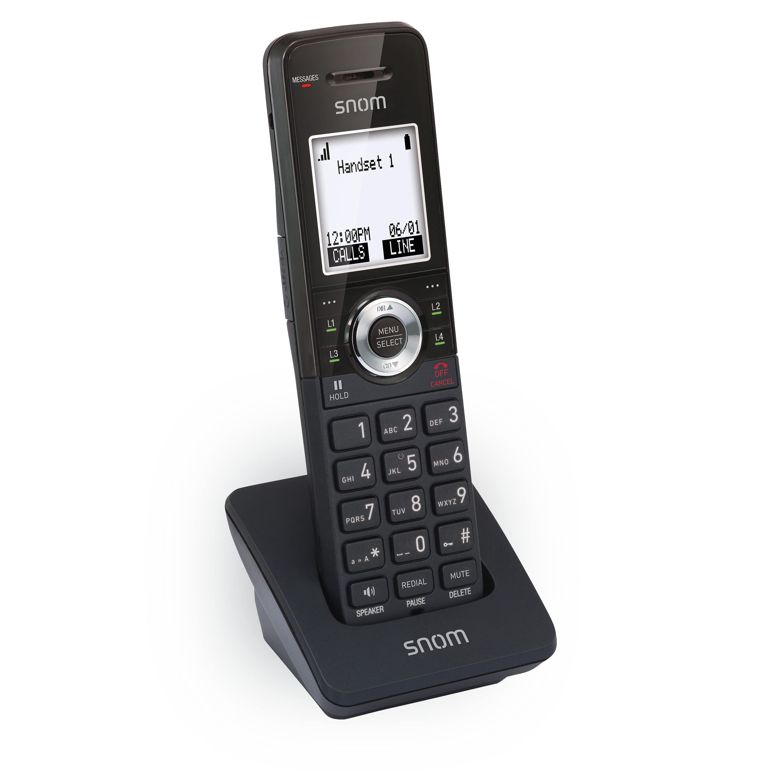 SNOM M10 Office Handset, Headset Connectable, Backlit Keypad, Long ...