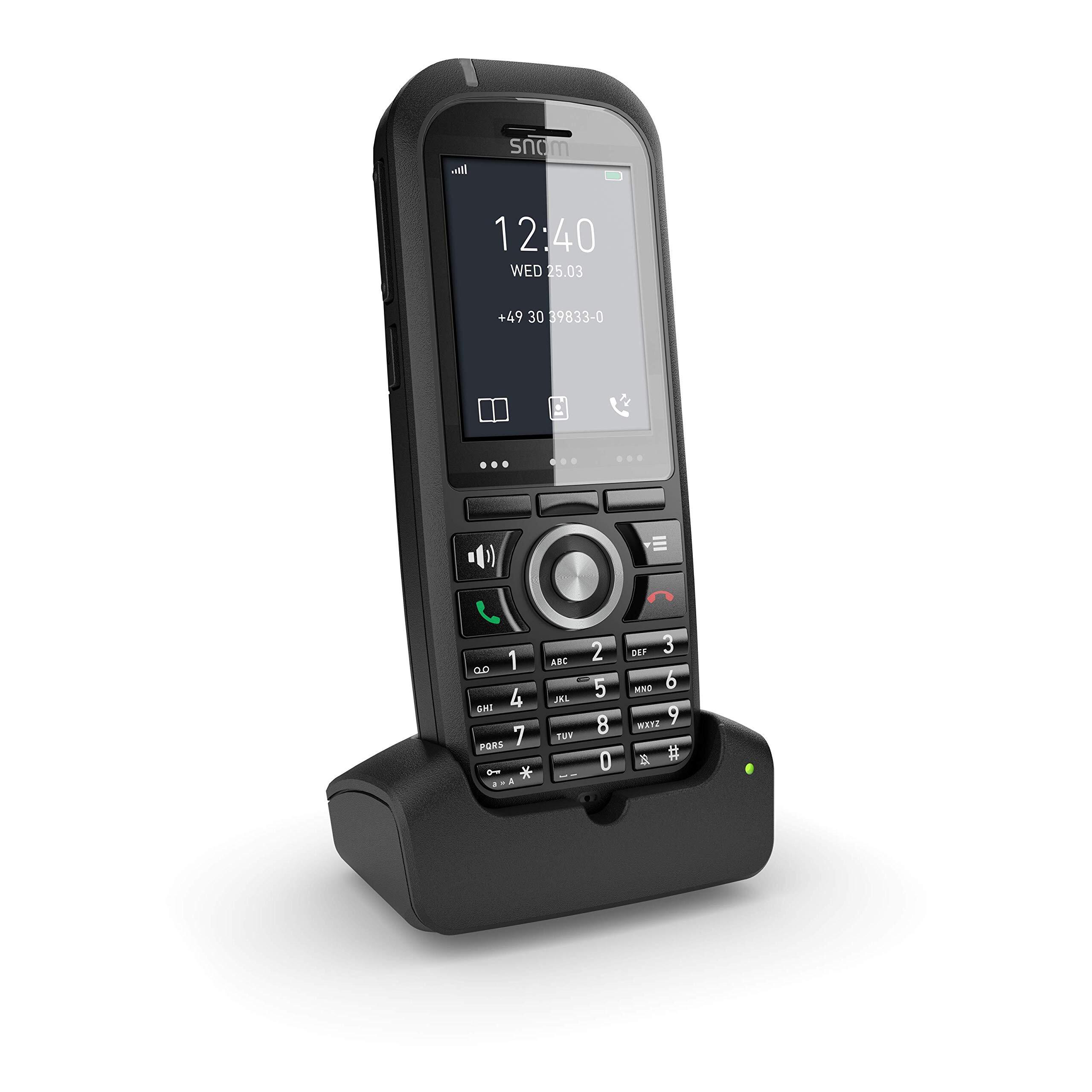 SNOM M70 IP DECT Handset, Bluetooth, Alarm Function, Protective Cover ...
