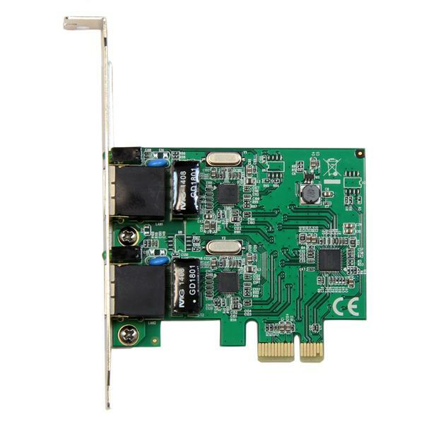 StarTech 2 Port Gigabit PCI Express Network Card ST1000SPEXD4