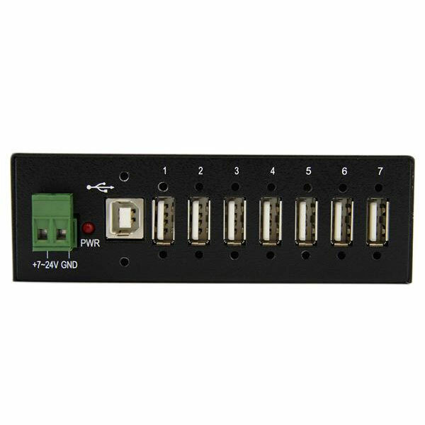 StarTech Mountable Industrial 7 Port USB Hub ST7200USBM