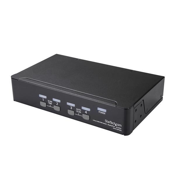 StarTech 4-Port DisplayPort KVM Switch - 4K 60Hz - DisplayPort 1.2 ... StarTech 4-Port DisplayPort KVM Switch - 4K 60Hz - DisplayPort 1.2 ...