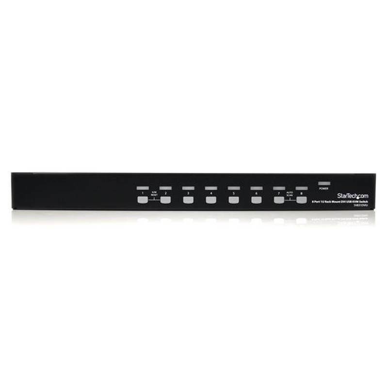 StarTech 8 Port 1U Rackmount DVI USB KVM Switch SV831DVIU StarTech 8 Port 1U Rackmount DVI USB KVM Switch SV831DVIU