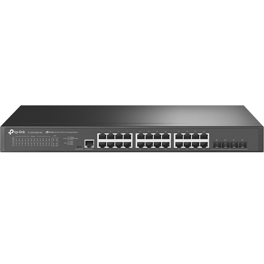 TP-Link TL-SG3428XPP-M2 JetStream 24-Port 2.5GBASE-T and 4-Port 10GE ...