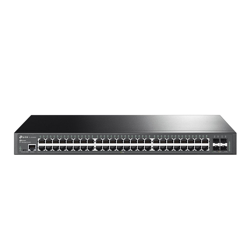 TP-Link TL-SG3452X JetStream 48-Port Gigabit L2+ Managed Switch with 4 ...